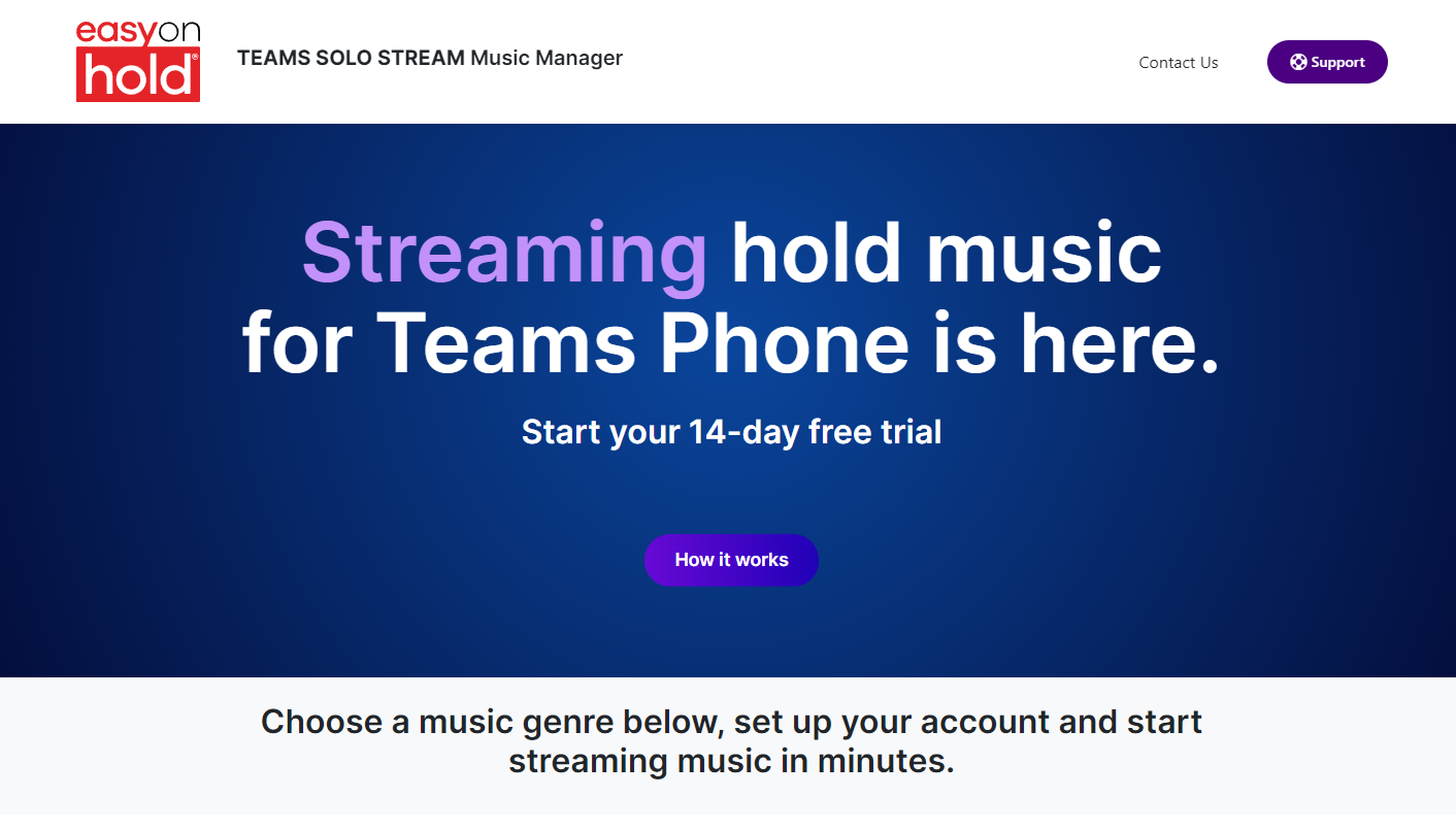 Easy On Hold Streaming Hold Music for Microsoft Teams Phone: How Does ...